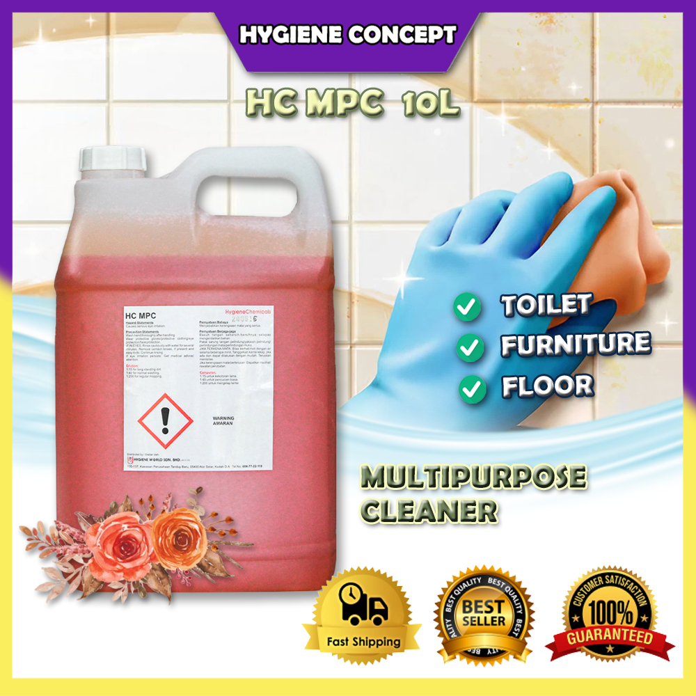 HC MPC 10L / Multipurpose Detergent Floor Cleaner / Sabun Pewangi ...