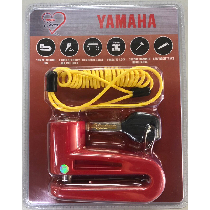 Original Disc Lock Yamaha | Shopee Malaysia