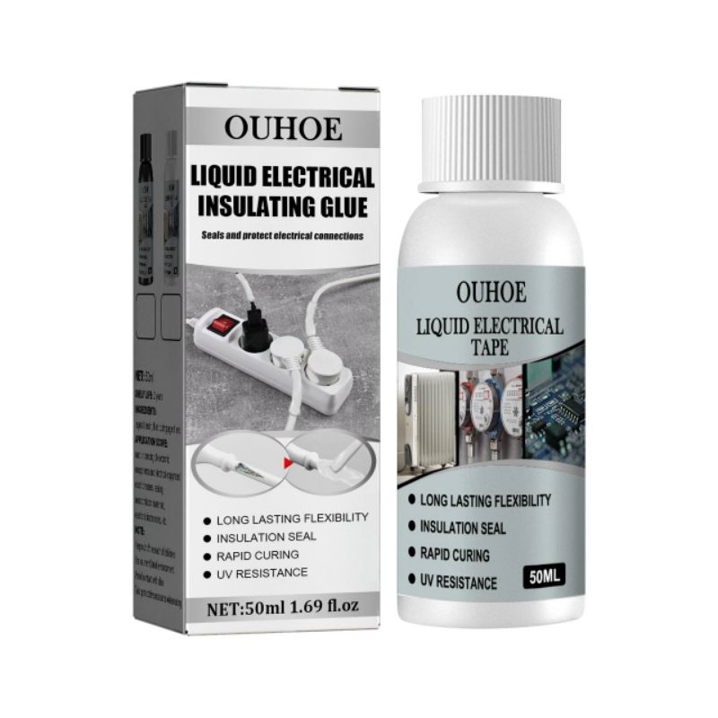 OUHOE LIQUID ELECTRICAL INSULATING GLUE Gam Penyambung Membaiki Wayar ...