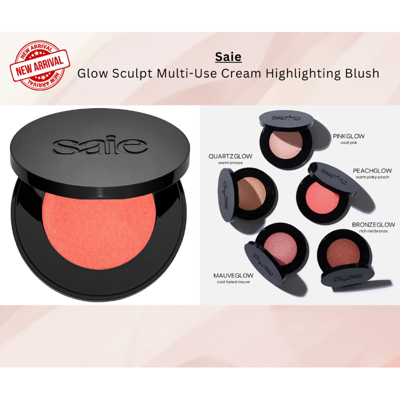 Saie Glow Sculpt Multi-Use Cream Highlighting Blush | Shopee Malaysia
