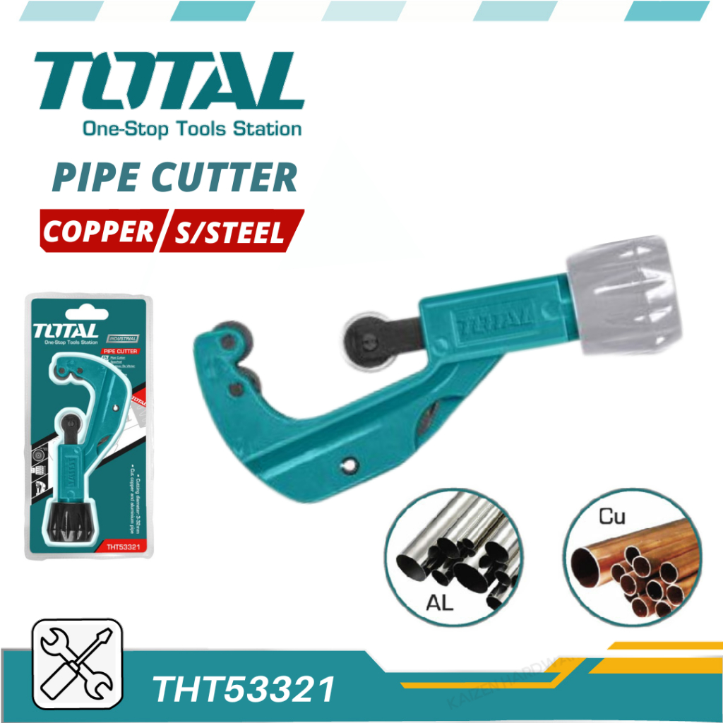 TOTAL THT53321 PIPE CUTTER (COPPER PIPE/ STAINLESS STEEL TUBE) | Shopee ...