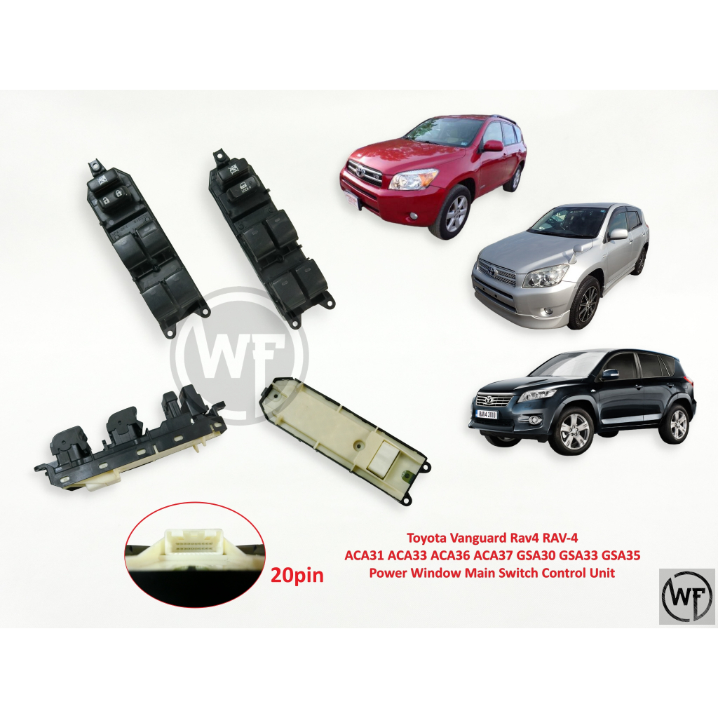 Toyota Vanguard Rav4 RAV-4 ACA31 ACA33 ACA36 ACA37 GSA30 GSA33 GSA35 ...