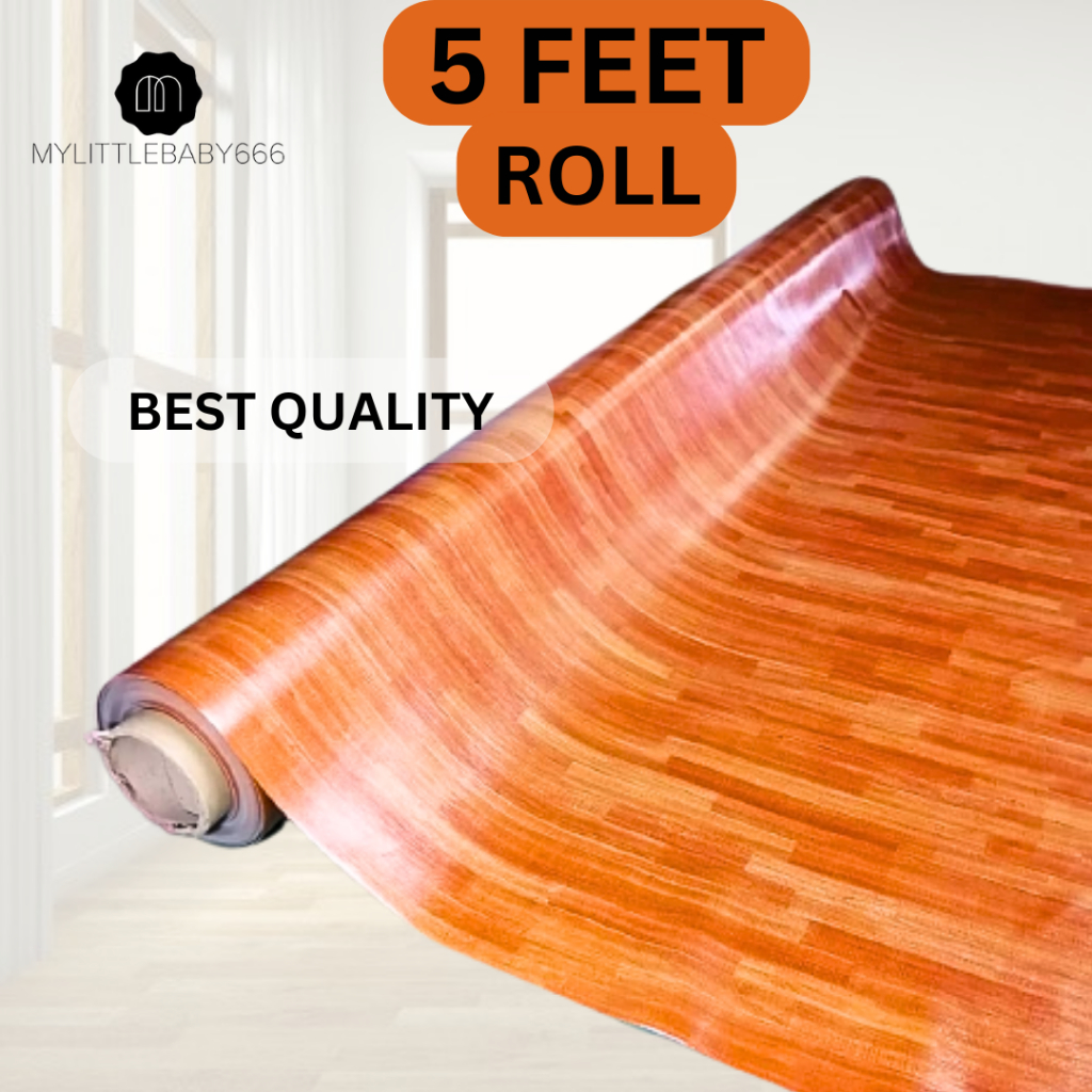 TIKAR GETAH 10 meter GULUNG 5 KAKI /1.53cm/5 FT PVC VINYL FLOORING ...