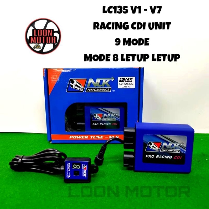 LC135 V1-V7 RACING CDI UNIT 9 MODE - NLK PERFORMANCE (MODE 8 LETUP ...