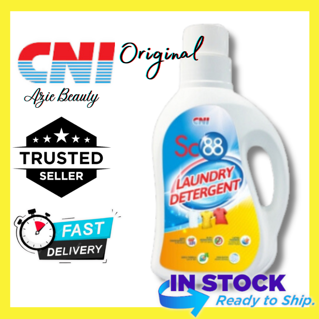 CNI SC88 Laundry Detergent, Detergen Pakaian, 1 Liter - Menyingkirkan Kesan Degil dengan Mudah ...