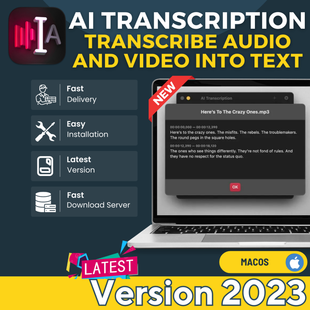 AI Transcription - Transcribe audio and video into text | macOS ...