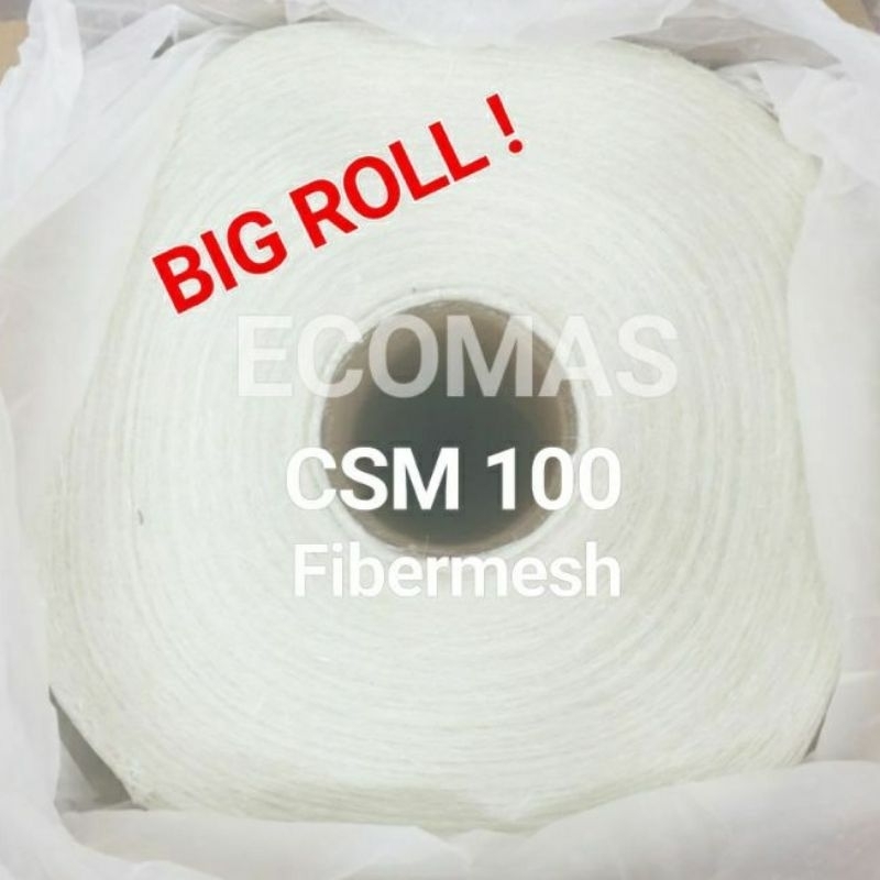 KAIN FIBER CSM100 (100G/M2) FIBERGLASS CHOPPED STRAND MAT (BIG ROLL 1M ...