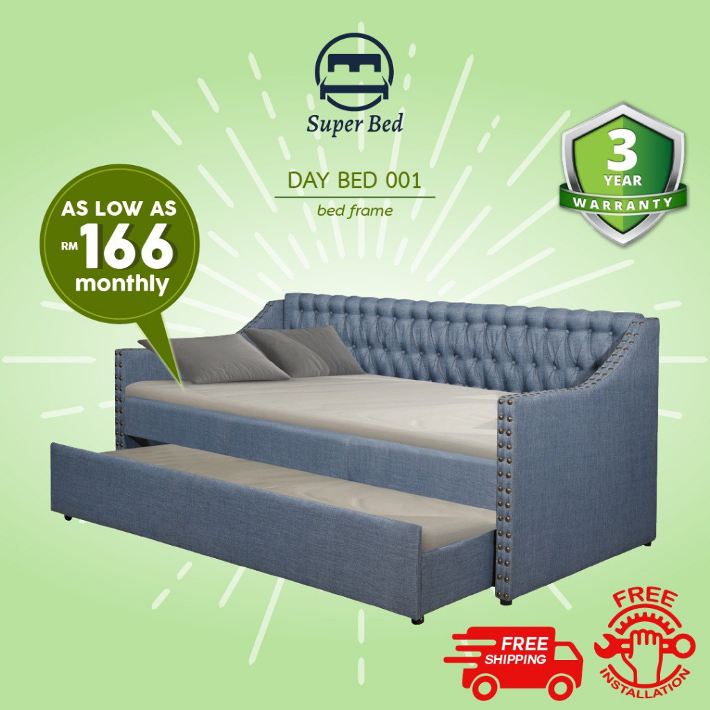 Super Bed Day Bed 001 High Quality Solid Wood bed frame set Headboard ...