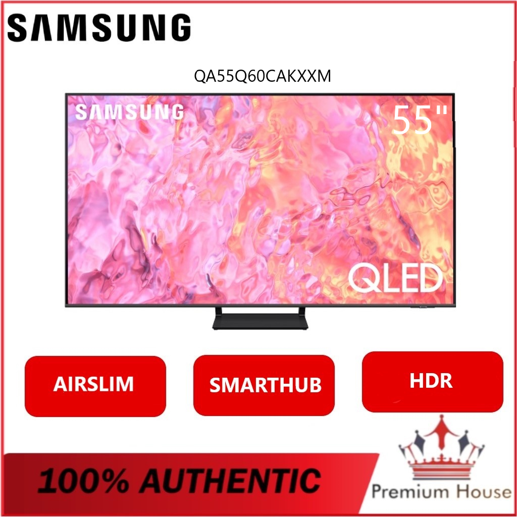 SAMSUNG Q60D 55 Inch QLED 4K Smart TV with Quantum Dot QA55Q60DAKXXM QA55Q60D 55Q60D | Shopee ...
