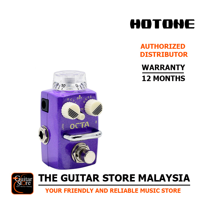 Hotone Octa Octave Electric Guitar Effect Pedal Stompbox (CLEARANCE ...