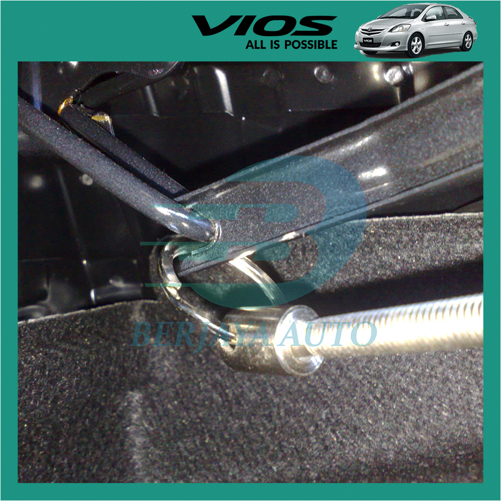 Toyota Vios 2nd Gen NCP93 (2007–2012) Rear Bonnet Auto Flip-Up Spring ...