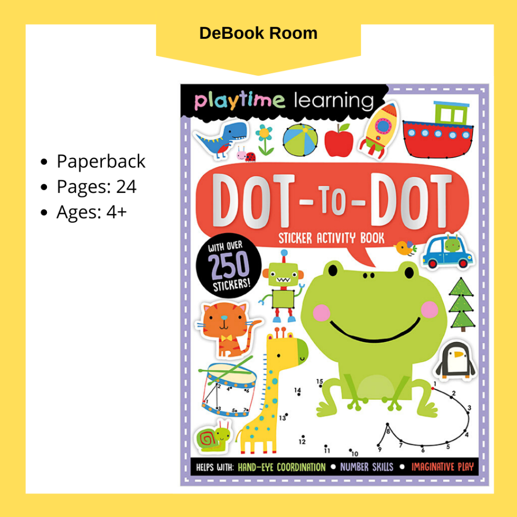 Kids Sticker Activity Book Playtime Learning Dot-to-Dot | Shopee Malaysia