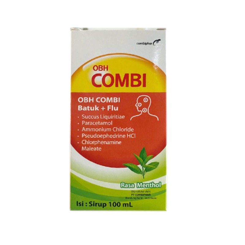 OBH COMBI | Batuk & Flu [ Isi : 100 ml ] Rasa Menthol | combiphar ...
