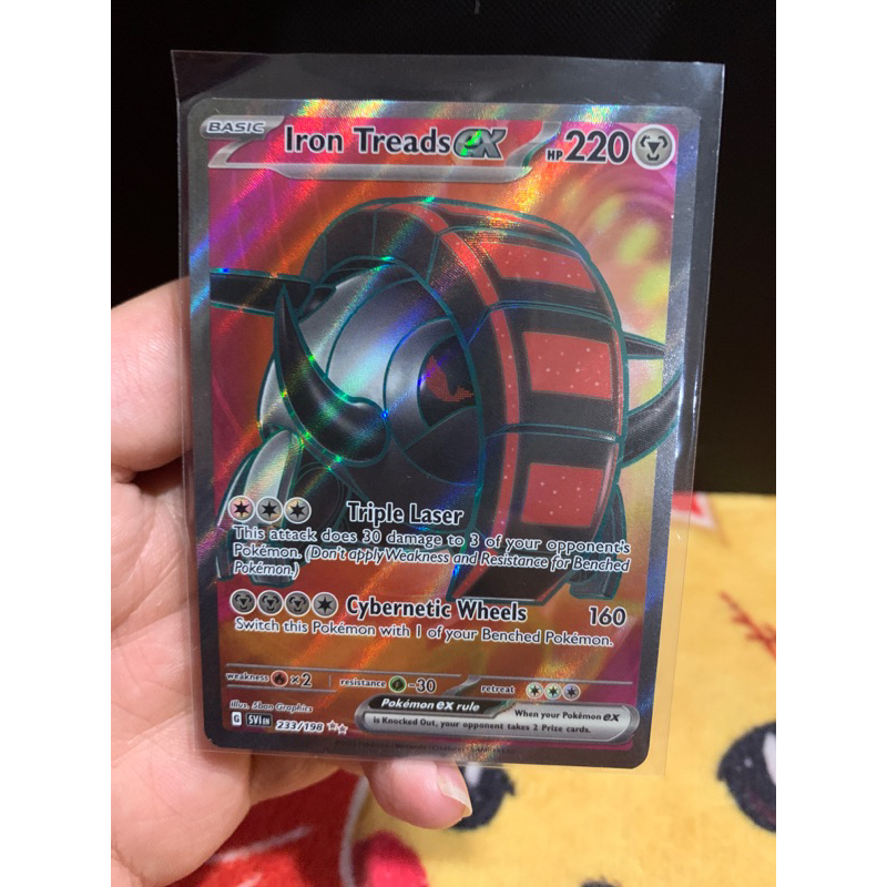 Pokemon Tcg - Iron treads EX full art | Shopee Malaysia