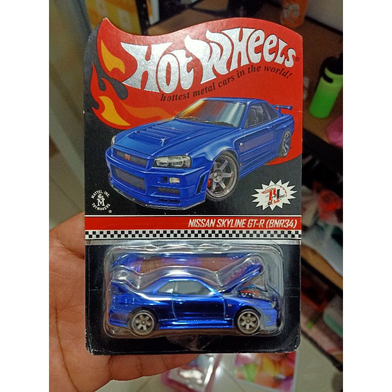 Hot Wheels Nissan Skyline GTR R34 BNR34 BLUE - RLC | Shopee Malaysia