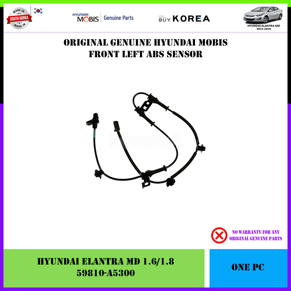 Hyundai Elantra MD 1.6/1.8 Front Genuine Hyundai Mobis ABS Sensor (Left ...