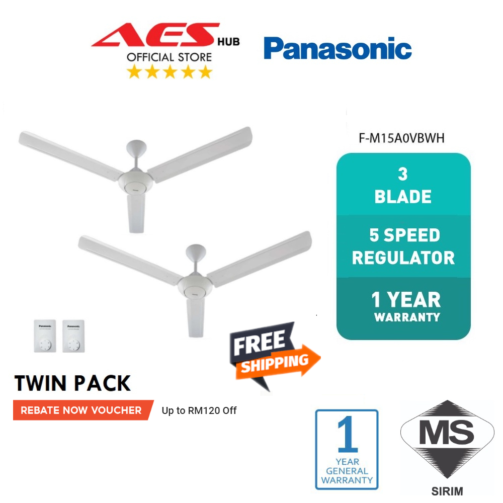 FREE SHIPPING TWIN PACK Panasonic Midea 60 inch Regulator 3 Blades ...