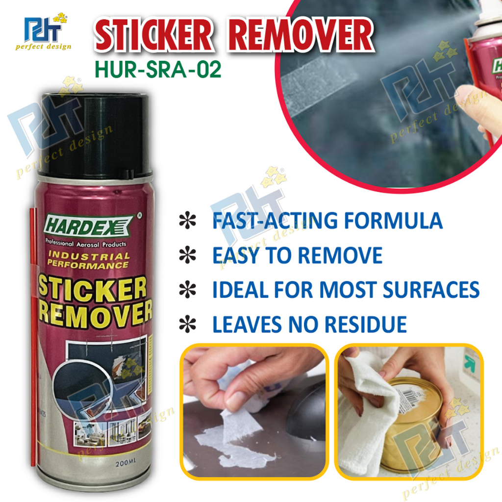HARDEX STICKER REMOVER*HUR-SRA-02*200ML#READY STOCK | Shopee Malaysia