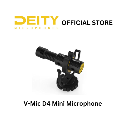 DEITY V-Mic D4 Mini Microphone 20mph Wind Rating Runs Of 1-5V From ...