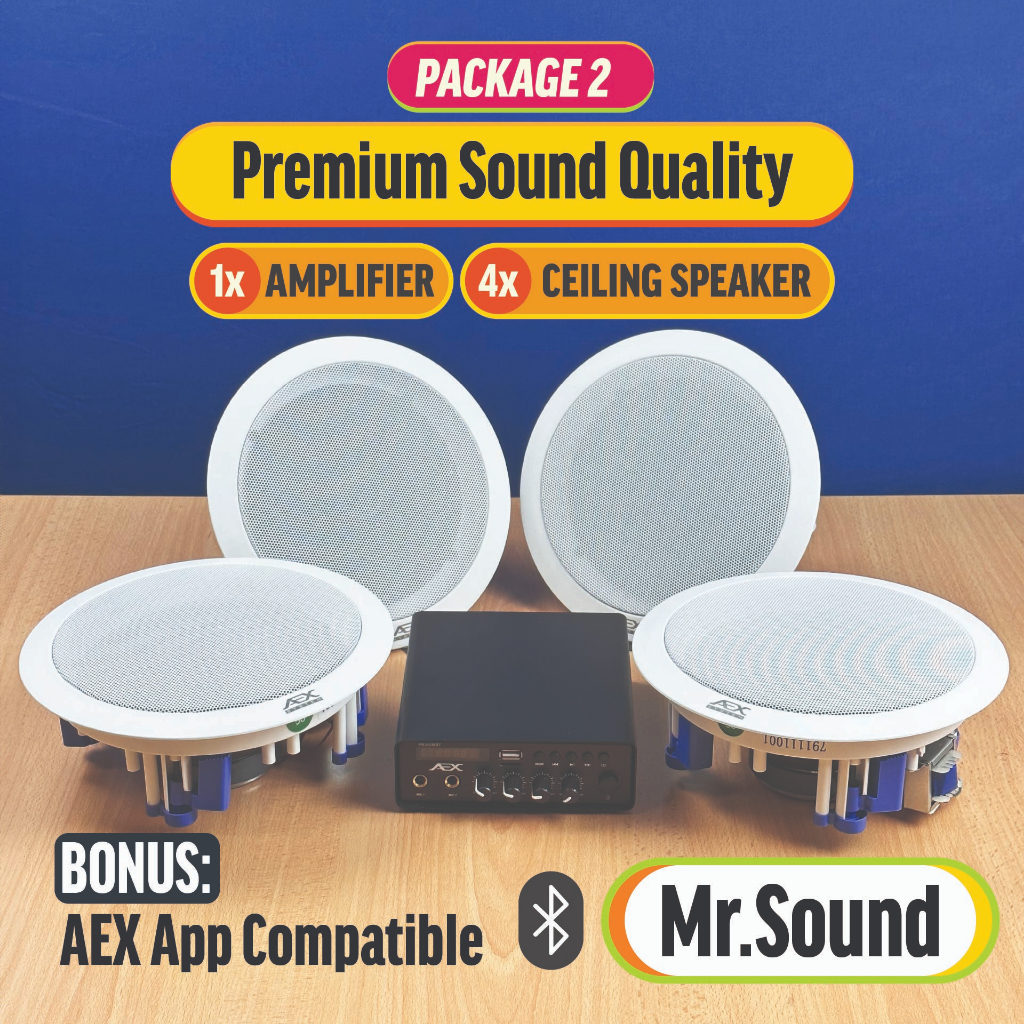 Retail Sound system. concealed speakers! Ideal for retail shops, cafe ...