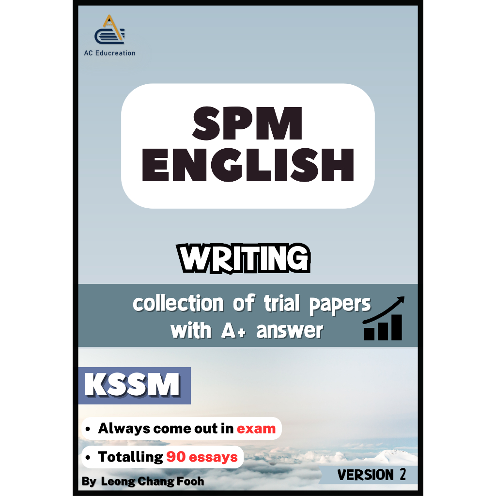 SPM ENGLISH WRITING A+ Secret [Collection of 18 sets trial papers paper ...