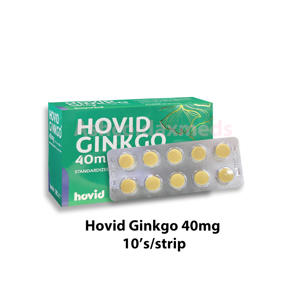 (1 STRIP) Hovid Ginkgo 40mg/80mg 10s | Shopee Malaysia