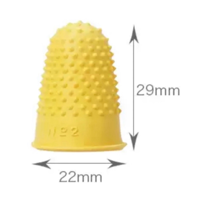 1 pc Sarung Jari Protector Sewing Cone Rubber Safety Pelindung Fingers ...