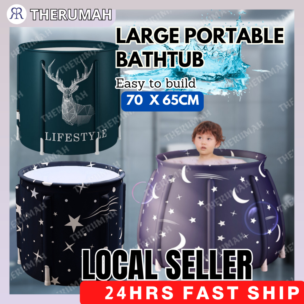 Folding Multifunction Bath Tub Inflatable Bath Bucket Steam Tub Water ...