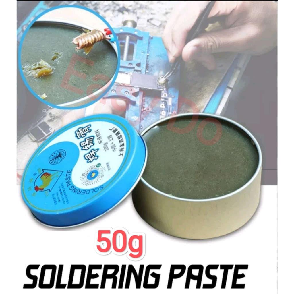 50G SOLDERING PASTE DURABILITY PURE FLUX ROSIN NON-SPILL SOLID ...