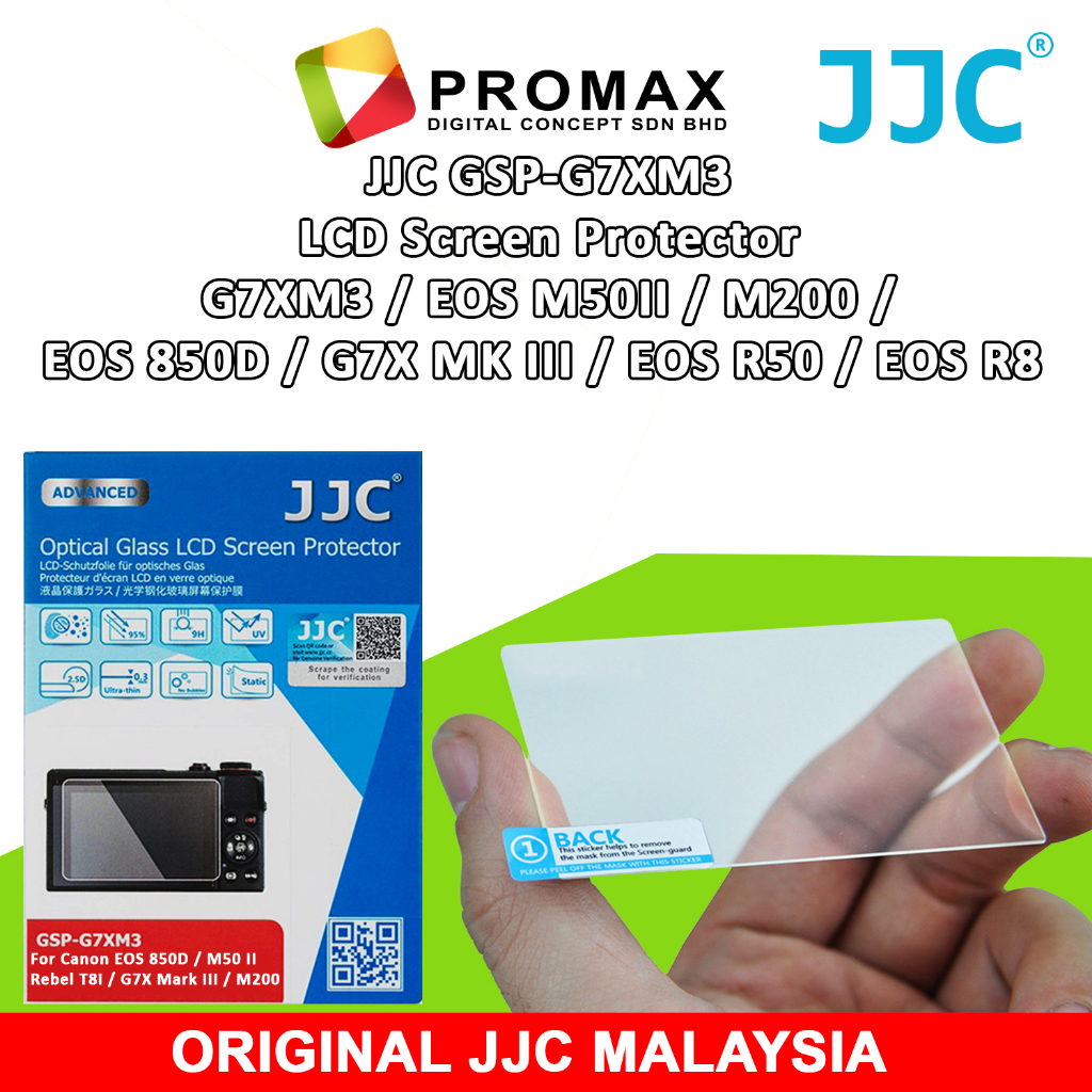 JJC GSP-G7XM3 / EOS R8 / EOS R50 / EOS M50 II / M200 / EOS 850D / G7X ...