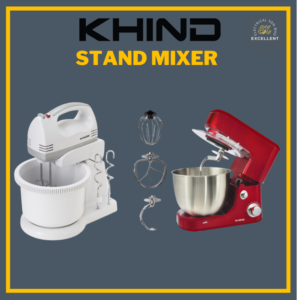 Khind Stand Mixer (5L) SM506P (2L) SM220 Pengadun Berdiri 立式搅拌机 ...