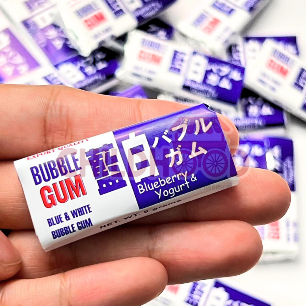 Childhood Snack ️ Blue white Bubble Gum/ 紅白藍白泡泡糖/ Snacks Food/ Gummy ...
