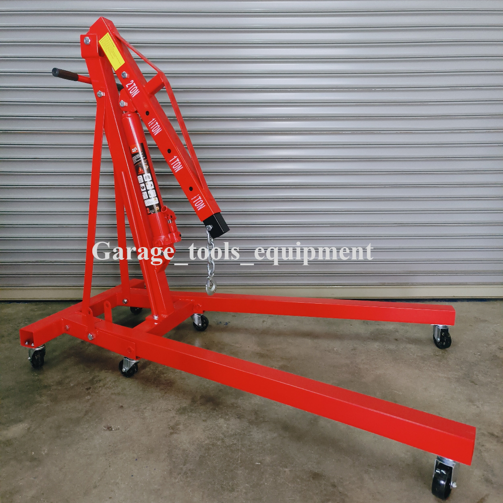 BigRed Heavy-Duty 2Ton Hydraulic Shop Crane | Engine Crane | Engine ...
