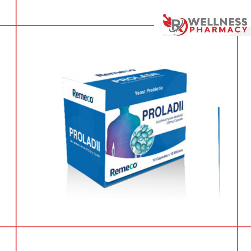 Remeco Proladii Yeast Probiotic 250mg || 10 capsule || PROBIOTICS ...