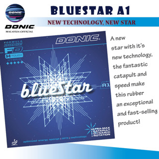 Donic Bluestar A1 Ultramax Power Characteristics Table Tennis Rubber | Shopee Malaysia
