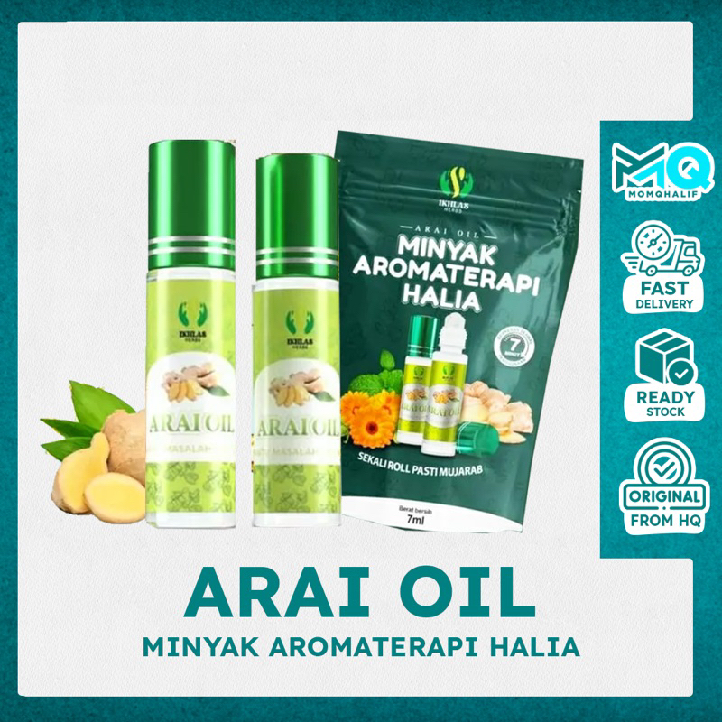 Minyak Arai Oil, Aromaterapi Pati Halia, Minyak Halia Membantu Buang ...