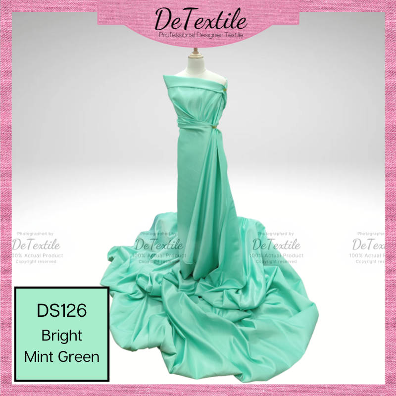 DeTextile Heavy Premium Duchess Satin Bridal Satin Fabric for Wedding ...