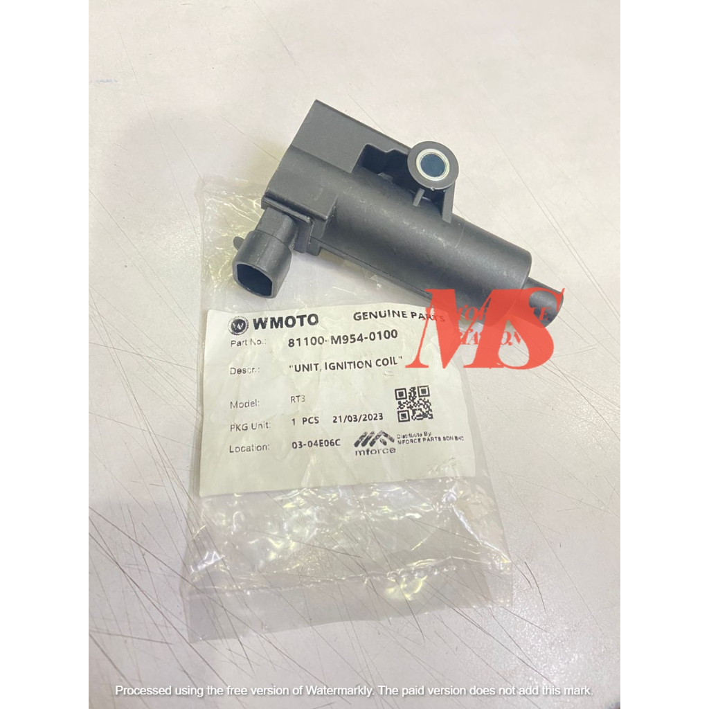UNIT IGNITION COIL WMOTO RT3 RT3S 250 ORIGINAL W MOTO 81100-M954-0100 ...