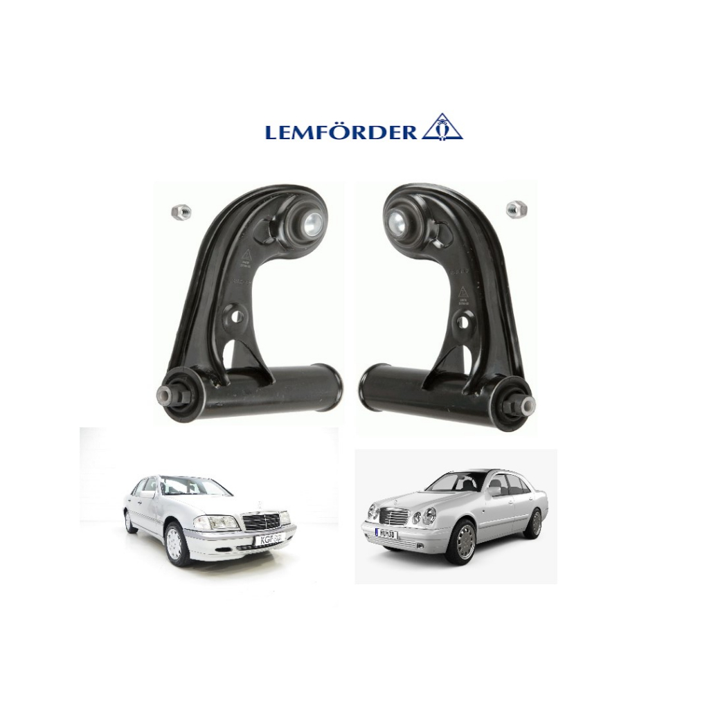 Front Upper Arm (2pcs: Left + Right) for Mercedes Benz: W202 / W210 ...