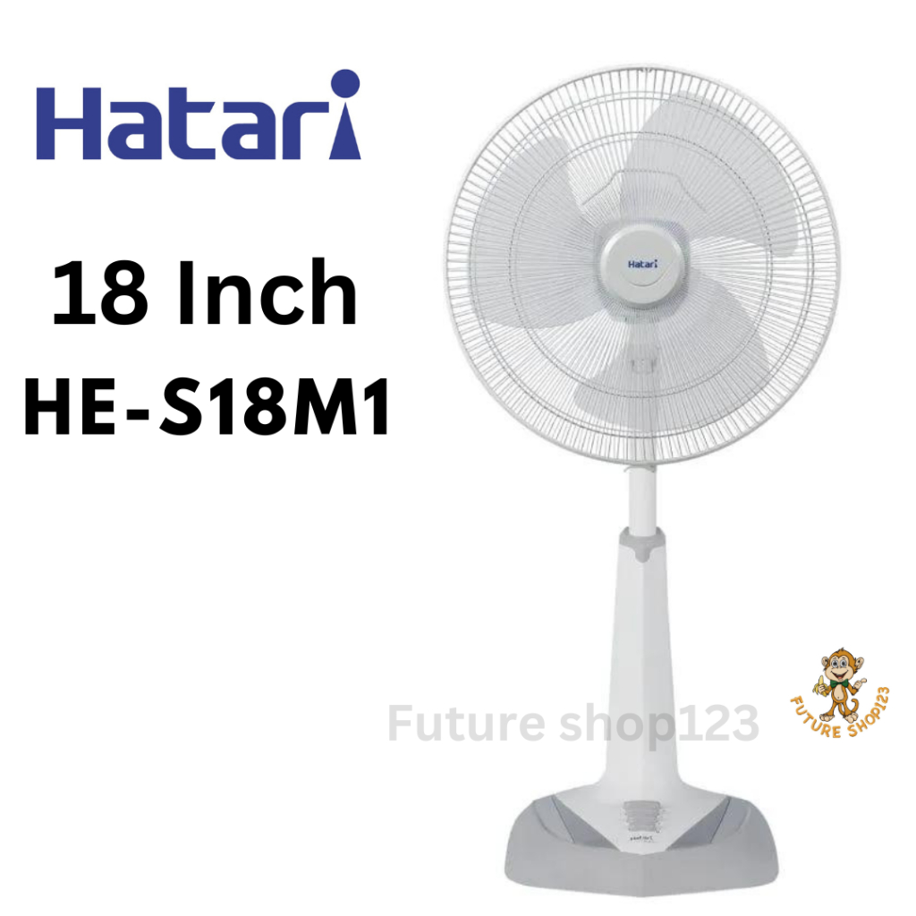 HATARI 18inchi ADJUSTABLE STAND FAN HE-S18M1 (pre-order) | Shopee Malaysia