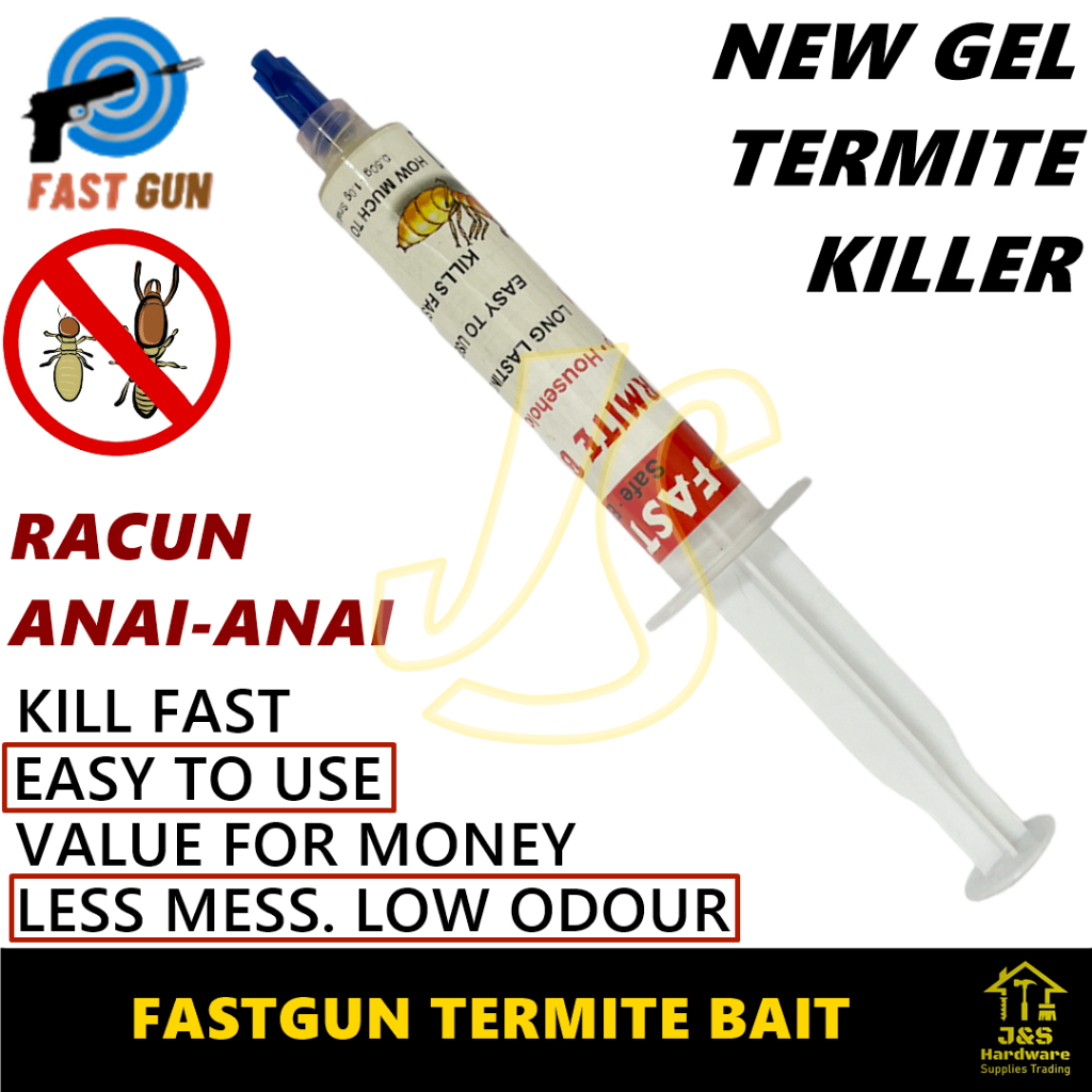 FAST GUN 10Gm Gel Termite Killing Bait. Ubat Anai-Anai. Termite Gel ...