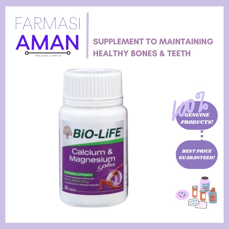 Bio-Life Calcium & Magnesium Plus Tablets 30's | Shopee Malaysia