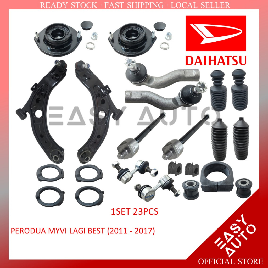 PERODUA MYVI LAGI BEST(2011-2017) -1SET 23PCS! FRONT LOWER ARM/LINK/ABS ...