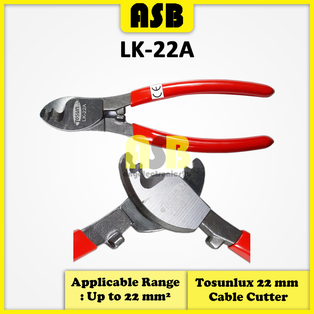 (1pc) Tosunlux LK-22A 22MM Cable Cutter / Pemotong Wayar ( 574003735 ...