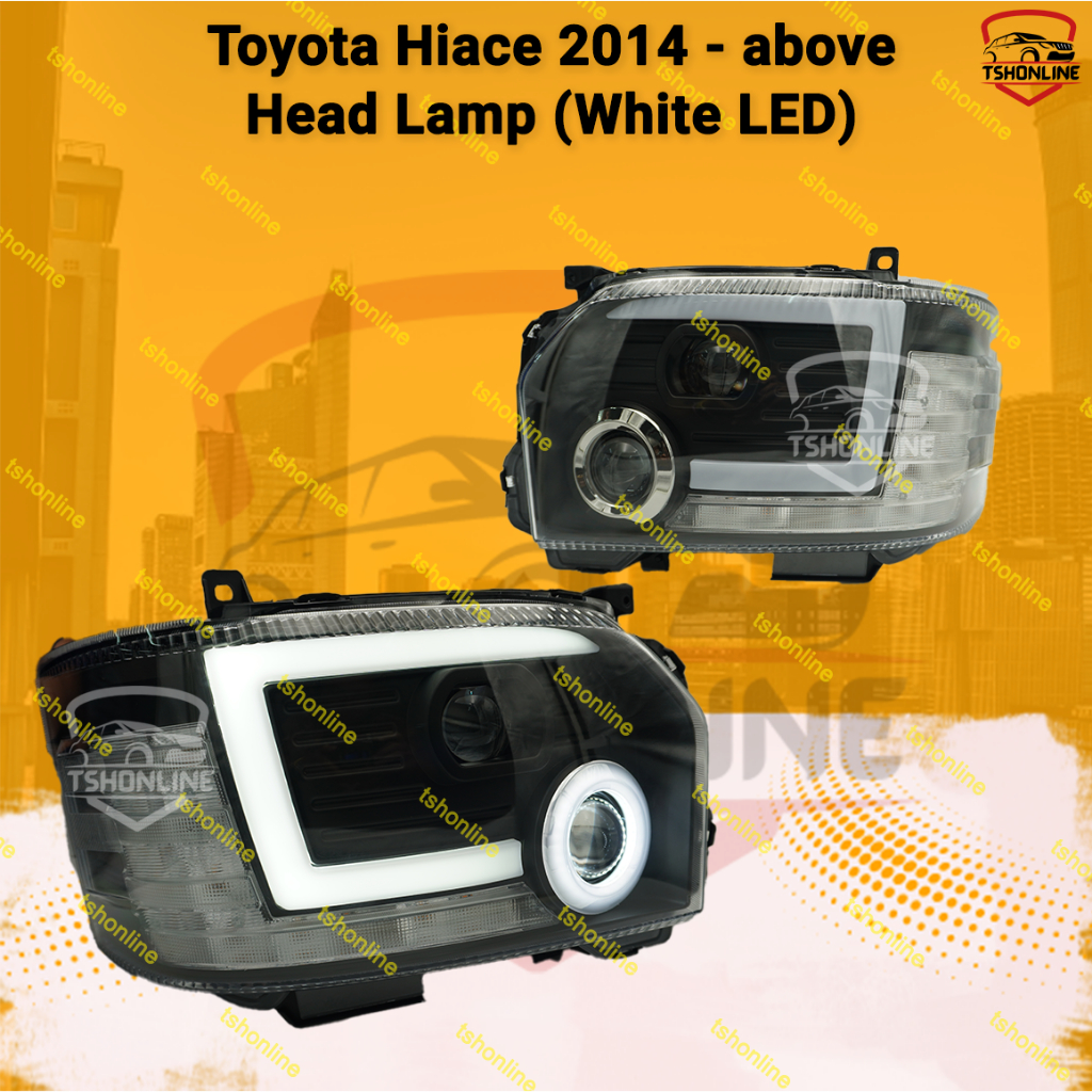 Toyota Hiace Head Lamp/ Hiace Van 2014-above Double Projector LED ...