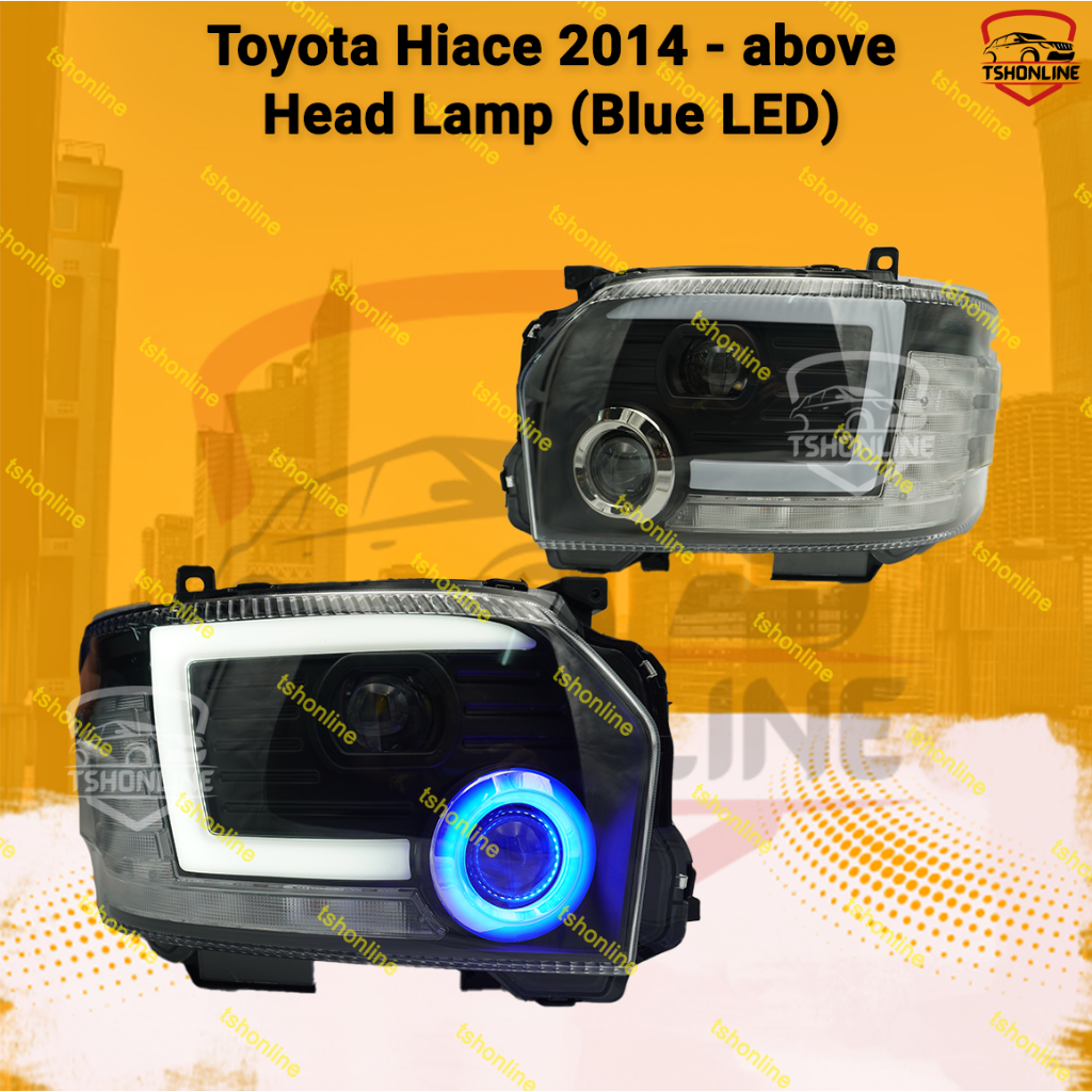 Toyota Hiace Head Lamp/ Hiace Van 2014-above Double Projector LED ...