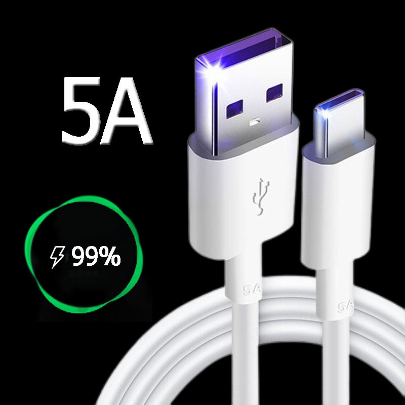 5A Type C Fast Charging Cable 1M 5 A mp USB Charger Cable For Honor 50 ...