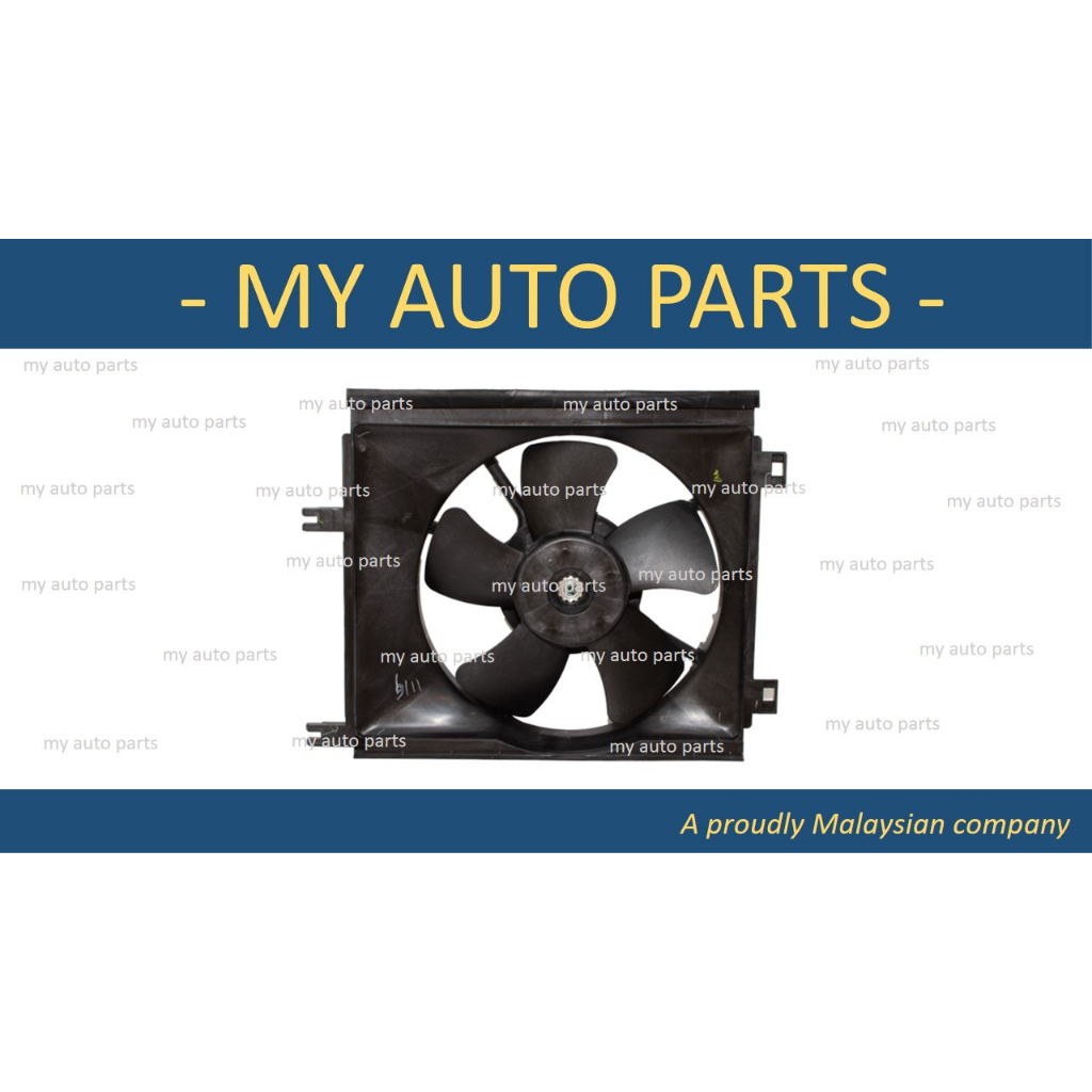 (ORIGINAL) PERODUA AXIA (2014-2017) RADIATOR FAN MOTOR / GUARD / BLADE ...
