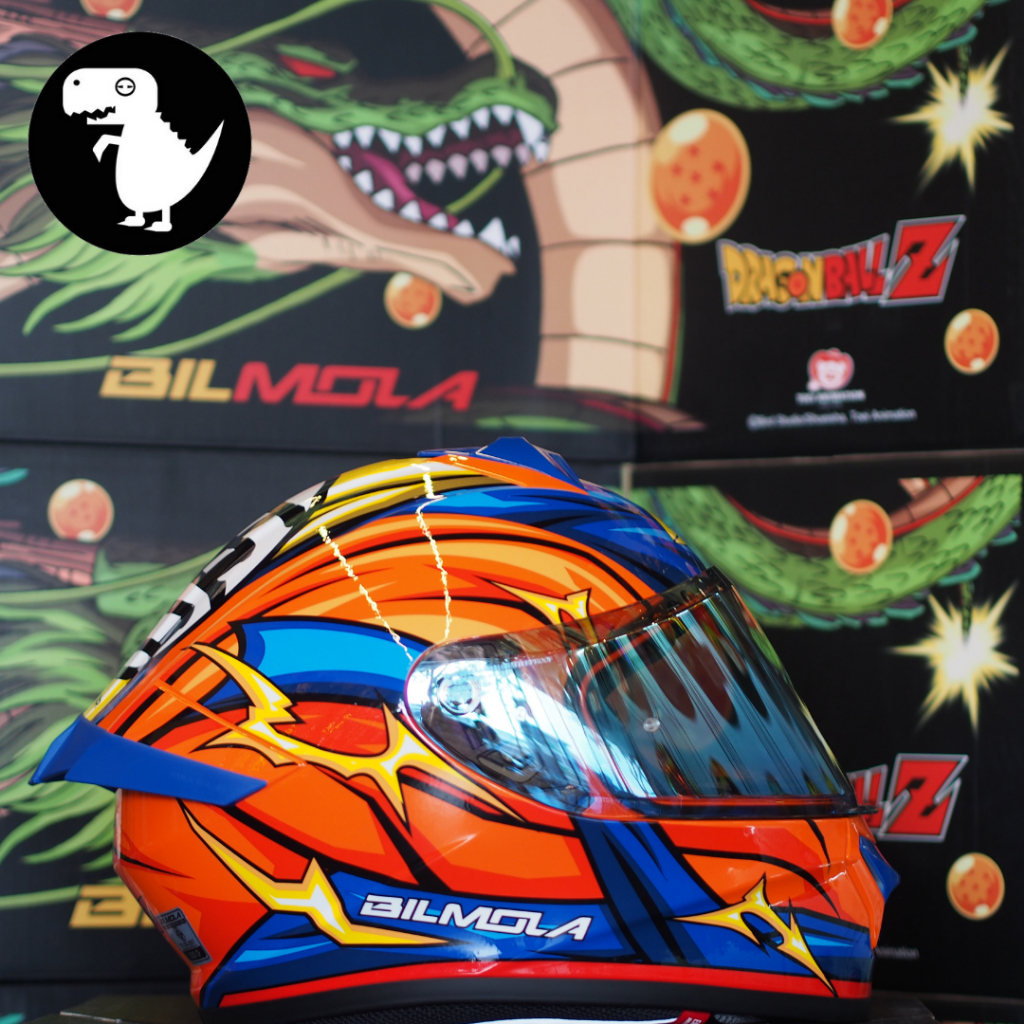 BILMOLA DRAGON BALL Z GOKU SPECIAL EDITION 🇹🇭 FULL FACE SINGLE VISOR ...