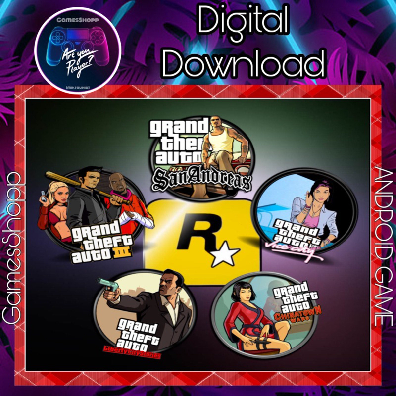 [ANDROID GAME] GTA: Grand Theft Auto Collection (INSTALL) | Shopee Malaysia